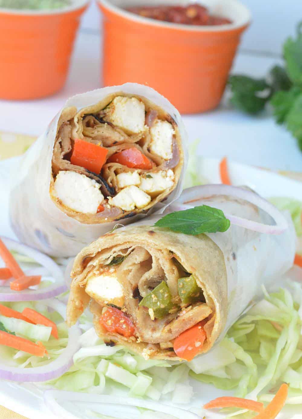 Paneer Kathi Rolls Paneer Kathi Rolls