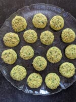 Falafel Recipe ( Fried and Air-fryer Falafel) - Ruchiskitchen