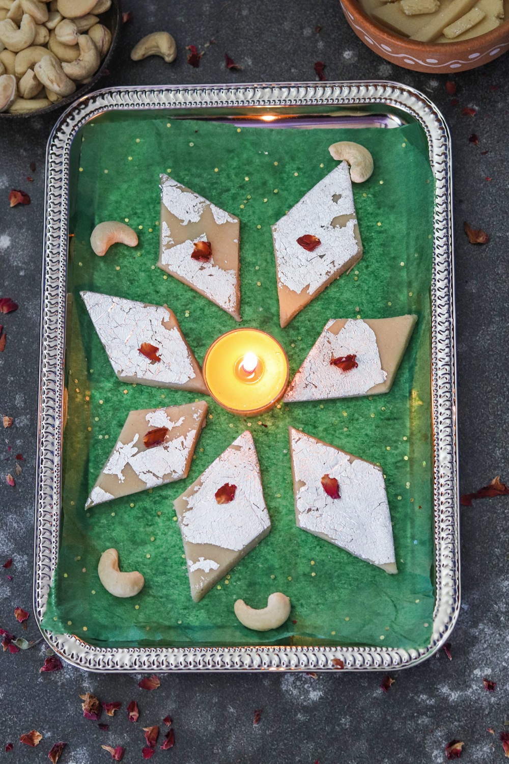 Kaju Katli Recipe, How to make Kaju Katli or Kaju Burfi