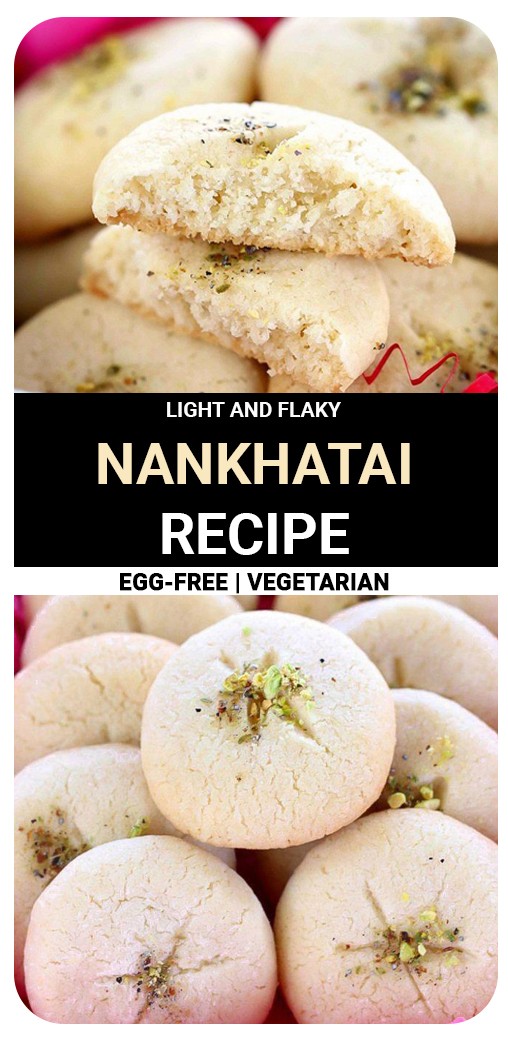 Nankhatai Recipe (Indian butter cookies) - Ruchiskitchen