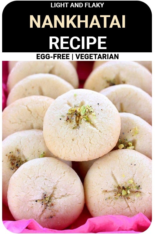 Nankhatai Recipe (Indian butter cookies) - Ruchiskitchen