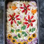 Focaccia bread recipe, How to make vegan focaccia bread - Ruchiskitchen