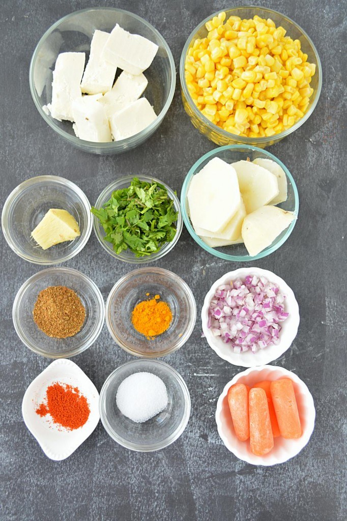 Corn and Tofu Kebab Recipe
