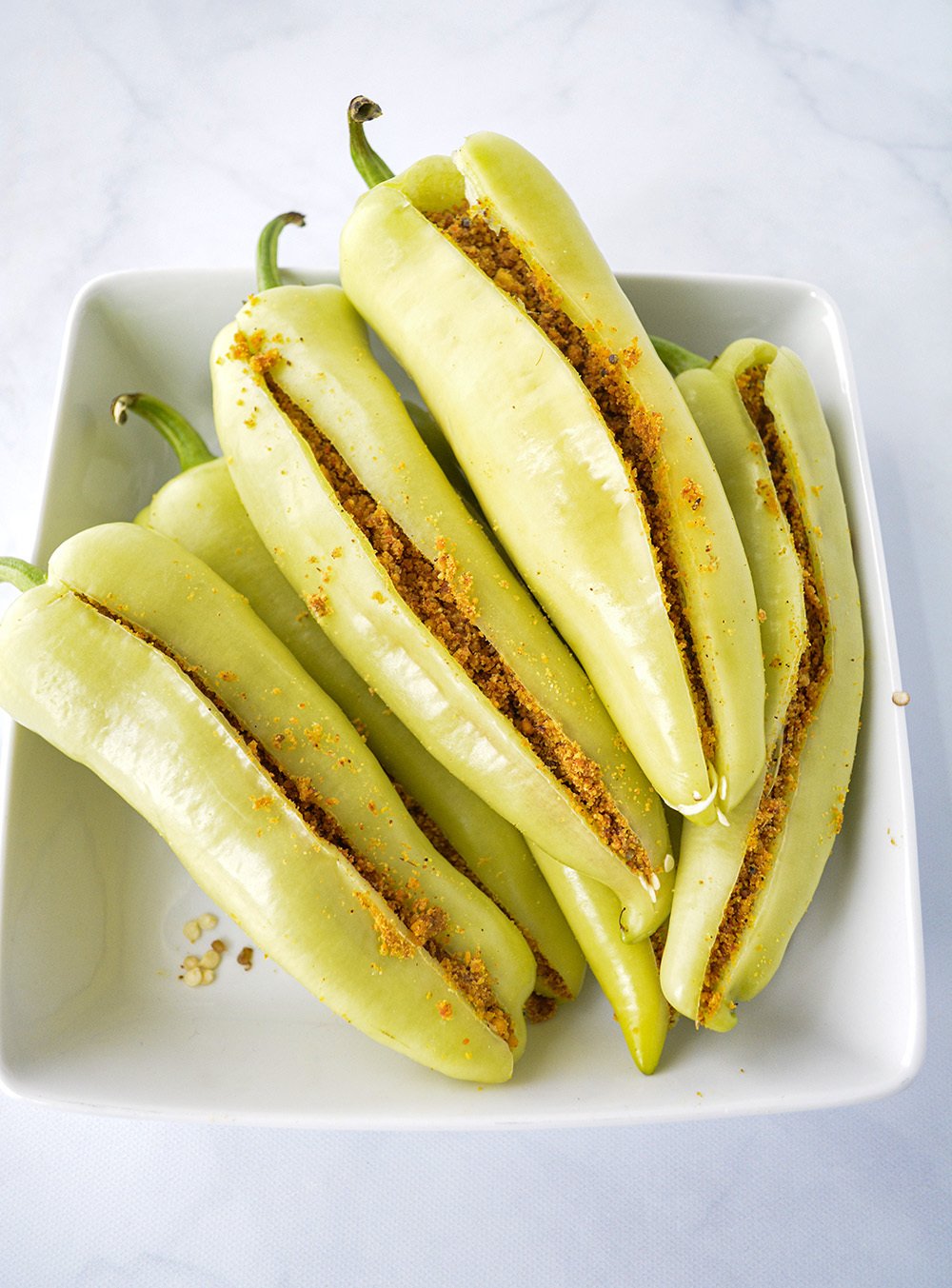 Bharwan Mirchi Recipe ( Besan wali Bharwa Mirch) - Ruchiskitchen