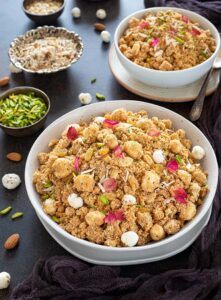 Panjiri Recipe (Step by step Punjabi Panjeeri recipe) - Ruchiskitchen