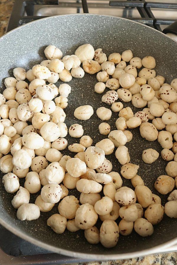 Gur Makhane or Jaggery Caramelized Lotus Seeds- Ruchiskitchen