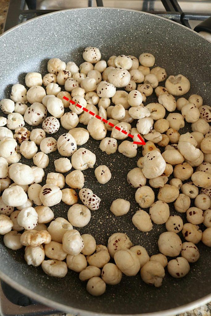 Gur Makhane or Jaggery Caramelized Lotus Seeds- Ruchiskitchen