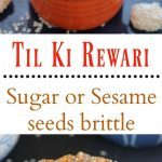 Step by step Homemade Til Rewari, Til ki rewadi, Lohri special til rewadi