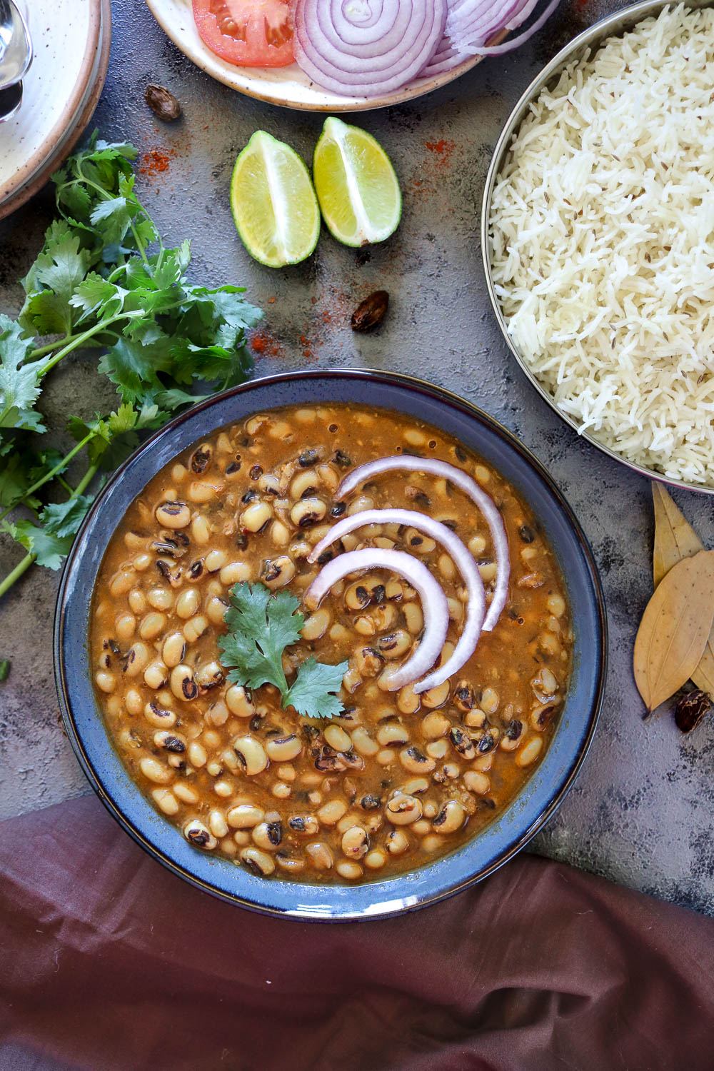 Instant Pot Black Eyed Peas Curry (Punjabi Lobia Curry), Lobia masala