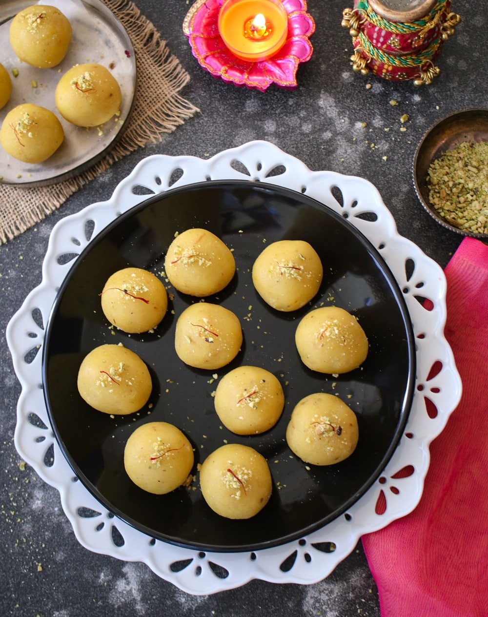 Moong Dal Ladoo Recipe, How to make Moong Dal Ladoo - Ruchiskitchen