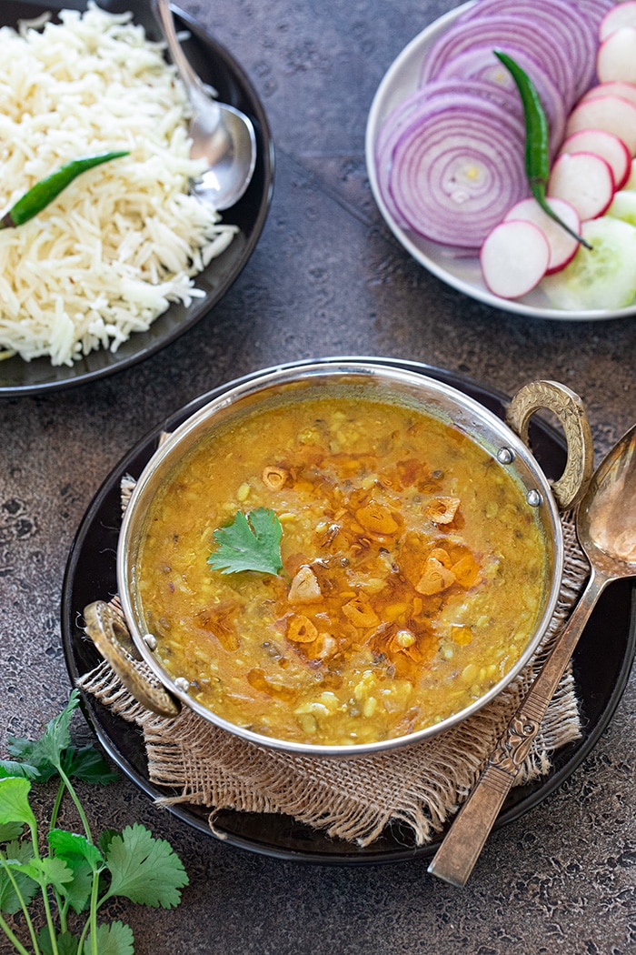 Panchmel dal (Instant Pot Rajasthani Panchratna Dal) - Ruchiskitchen