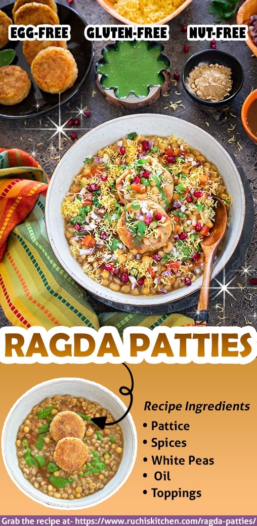 Ragda Patties ( Mumbai style Ragda Pattice) - Ruchiskitchen