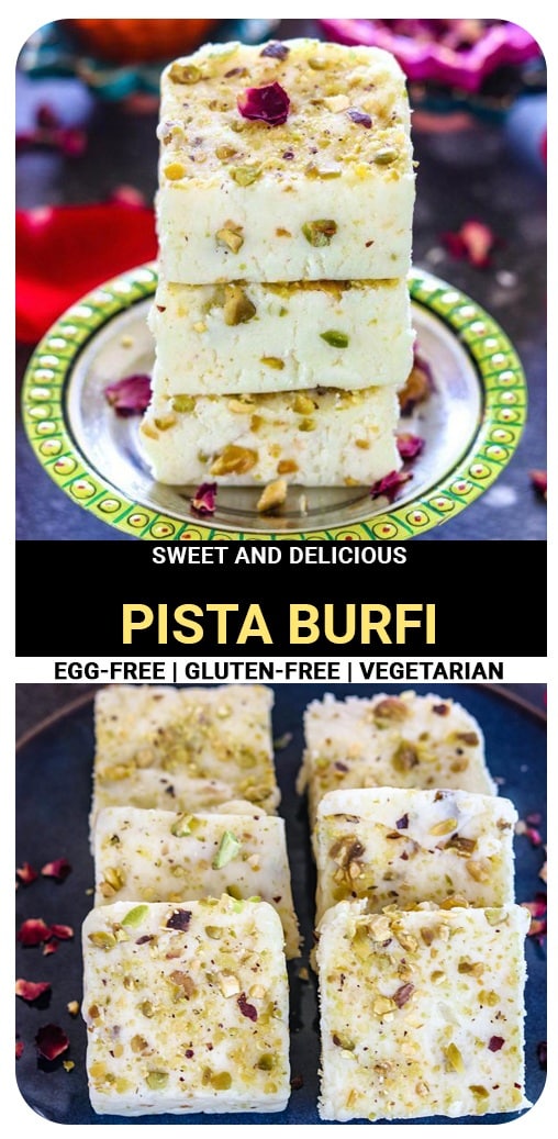 Pista Burfi Recipe. Milk Mawa Pista Burfi (Diwali Recipe) - Ruchiskitchen