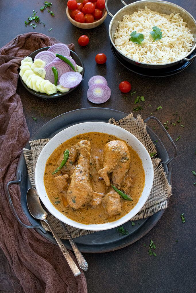 Mughlai Chicken Curry (How to make Mughlai Chicken) - Ruchiskitchen