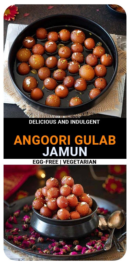 Angoori Gulab Jamun - (Bite-sized mini gulab jamuns) - Ruchiskitchen