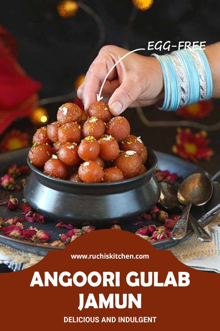Angoori Gulab Jamun - (Bite-sized mini gulab jamuns) - Ruchiskitchen