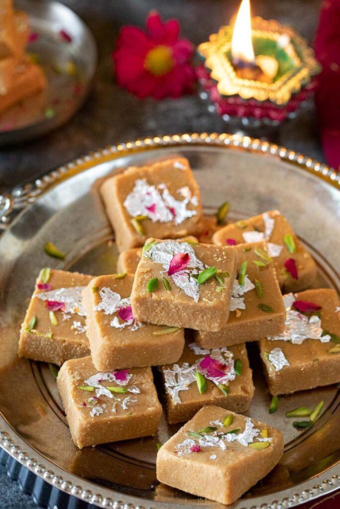 Mohanthal Recipe ( Step by step recipe) - Ruchiskitchen