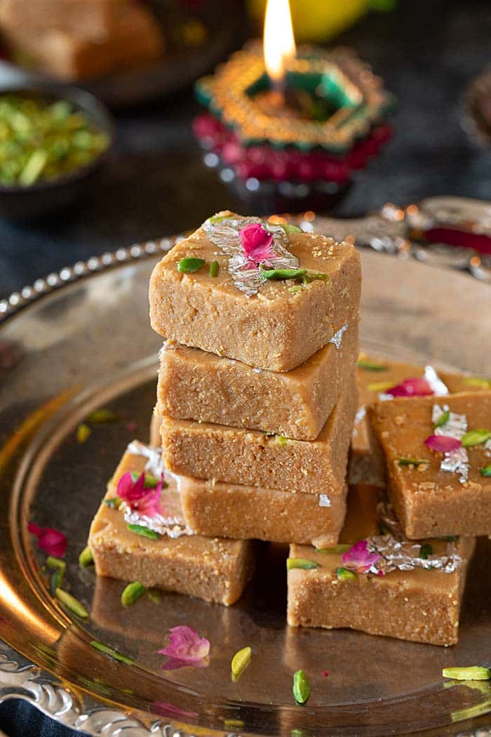 Mohanthal Recipe ( Step by step recipe) - Ruchiskitchen