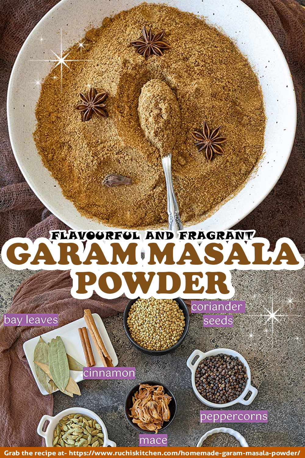 Homemade Garam Masala Powder - Ruchiskitchen