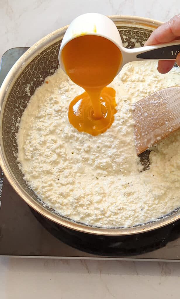 Mango Kalakand (Step-by-step recipe) - Ruchiskitchen